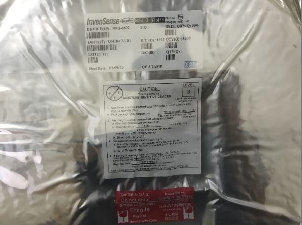 原厂原装现货TDK INVENSENSE MPU-6500 陀螺仪传感器-芯三七